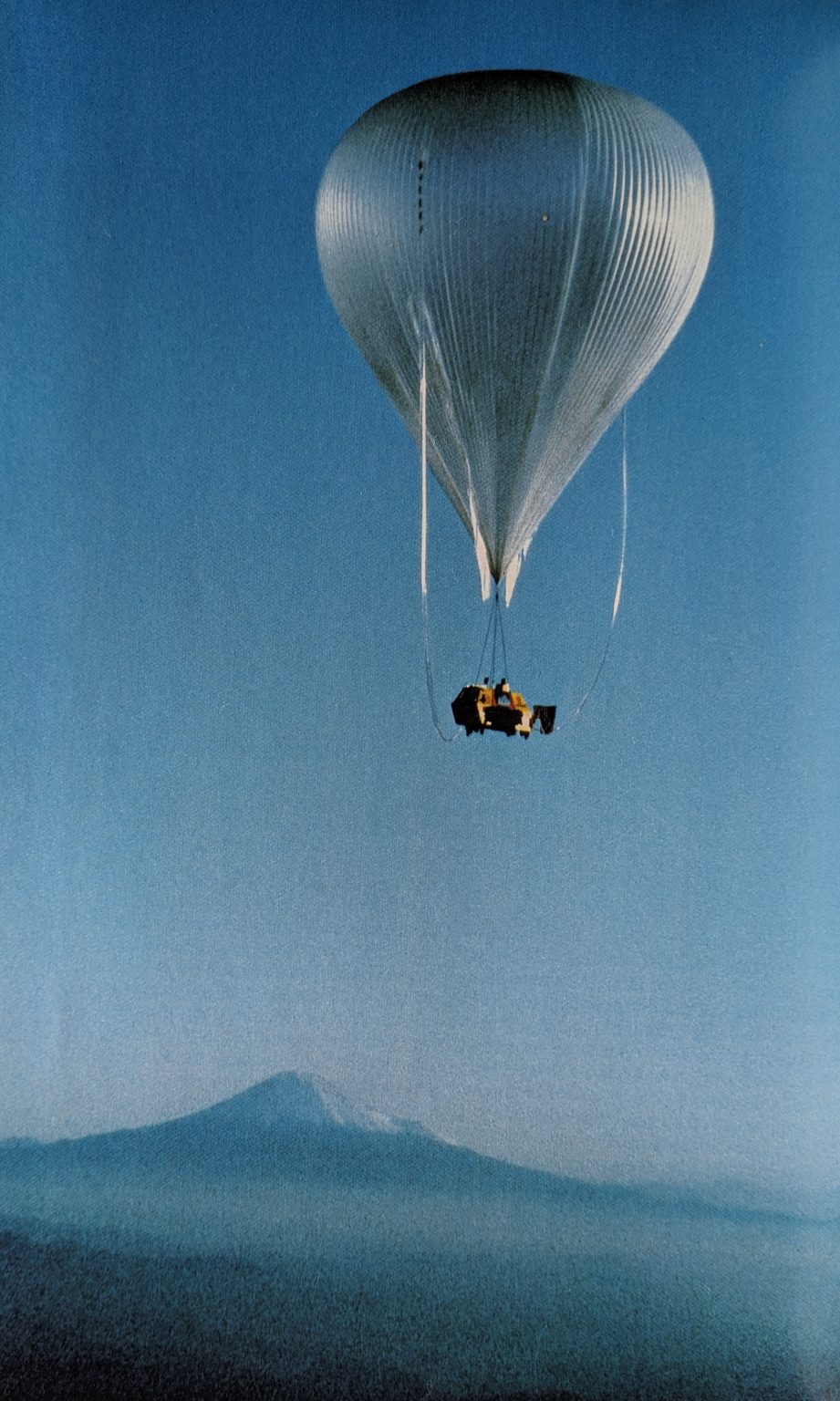First manned balloon across the Pacific. - British Balloon Museum & Library